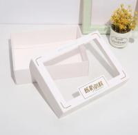 China Custom Product Display Carton Underwear Socks Clothing Packaging Box With Transparent Window Paper Box for sale