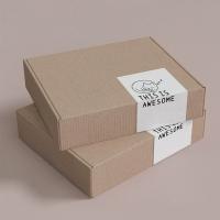China Folding Corrugated Gift Postal Mailing Box Custom Logo Kraft E-Commerce Packaging Shipping Mailer Box for sale