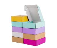 China Colorful Custom Logo Cosmetic Corrugated Packaging Mailer Box Shipping Paper Box for sale