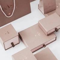 China Cardboard Fancy Custom Printing Ring Sliding Drawer Paper Jewelry Packaging Gift Box for sale