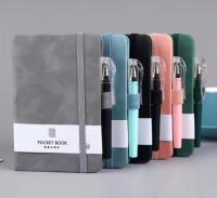 China 2024 Notebook Pocket Notepad Diary PU Leather Cover Notebook for sale