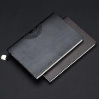 China Fashion Customized Color A5 Hardcover Leather Journal Notebook Logo With Elastic Band for sale