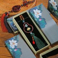 China New Paper Rigid Gift Box Silver Jewelry Box / Bag Bracelet Necklace Bracelet Jewelry Packaging Box for sale