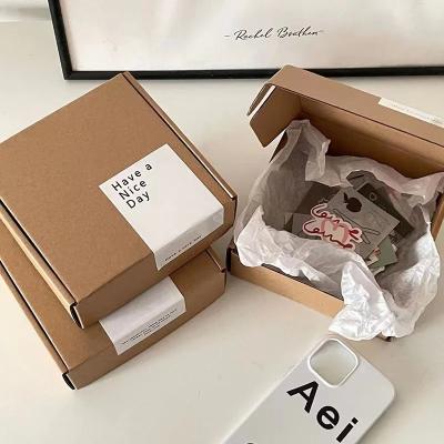 China Custom Brown Carton Mailing Box Shoe Box Clothing Box Large / Medium / Small for sale