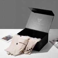 China Foldable Hard Paper Magnetic Gift Box Packaging Matte Paper Box Luxury Packaging Suitable For Clothing Gifts Cosmetics for sale