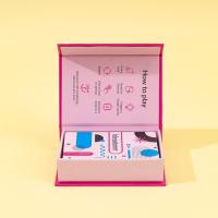 China Color Box White Corrugated Empty Box Cosmetic Product Packaging for sale