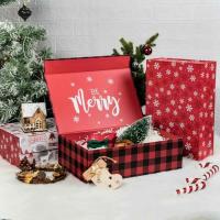 China Christmas Gift Box Printing Rigid Folding Paper for sale