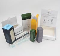 China Custom Printing Cosmetics Skin Care Smooth Touch Finishing White Cardboard Folding Carton Stationery Retail Packaging Box for sale