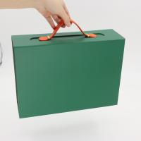 China Luxury Customized Cardboard Magnet Folding Packaging Boxes With Handle For Foldable Magnetic Gift Box for sale