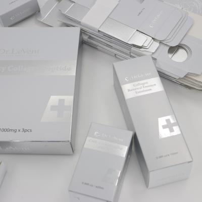 China High Grade Silver Skin Care Packaging Box for sale