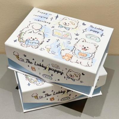 China Custom Printed Exquisite Luxury Matte Glossy Color Packaging Folding Paper Gift Box With Magnetic Lid For Gift Holiday Decoration for sale
