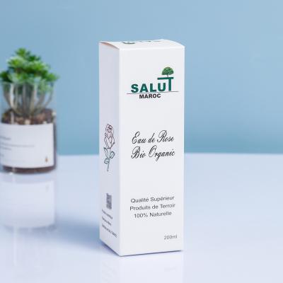 China Customized Logo Cardboard Insert  Rectangular Cosmetic Skincare Paper Box Paper Packaging Box Beauty Packaging for sale