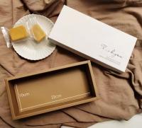 China Customized Color Cake Box Premium Bakery Packaging Paper Box With Insert For Bread Rolls Cakes Chocolate for sale