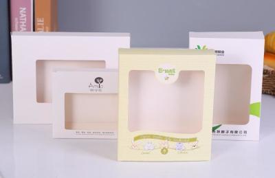 China Window Color Paper Children'S Underwear Packaging Box White Card Color Printing Cosmetic Paper Box for sale