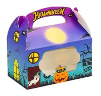 China Custom Halloween Packaging Paper Color Box Candy Box Toy Box Holiday Party Logo for sale