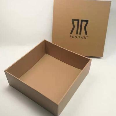 China Customized Exquisite Kraft Paper Special Paper Rigid Gift Box For Jewelry Clothes And Shoes for sale