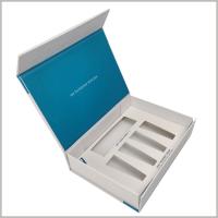 China Custom Rigid Packaging Gift Box For Skincare Set With Magnetic Closure Foam Insert for sale