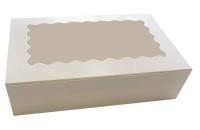 China Custom Macaron Packaging Paper Box For Bakery And Dessert Gifts With Window for sale