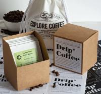 China Customized Coffee Packaging Box Tea Bag Paper Box American Cow Card Handmade Biscuit Box Candy Box Gift Box for sale