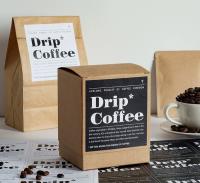 China Customized Coffee Packaging Box Tea Bag Paper Box American Cow Card Handmade Biscuit Box Candy Box Gift Box for sale