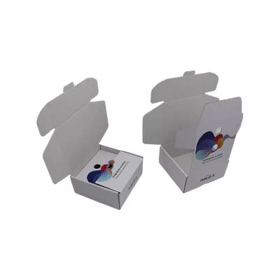China Custom Logo Sturdy Corrugated Mailer Boxes For Online Order Packaging for sale