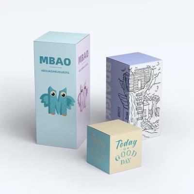 China Versatile White Cardboard Boxes For Cosmetics Skincare And Small Gifts for sale