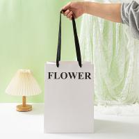 China Eco-Friendly Flower Paper Bags With Handle For Bouquets And Gifts for sale