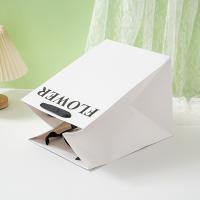 China Eco-Friendly Flower Paper Bags With Handle For Bouquets And Gifts for sale