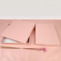 China Gift Box Hard Box Scarf Square Scarf Pink Top And Bottom Cover Souvenir Gift Packaging Box Manufacturers for sale