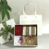 China White Rigid Packaging Box With Green Bow Perfect For Jewelry Clothing Or Festive Gifts for sale