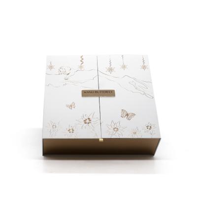 China Business Gift Box High End Cosmetics And Perfume Packaging Box Color Printing Gift Packaging Color Box for sale
