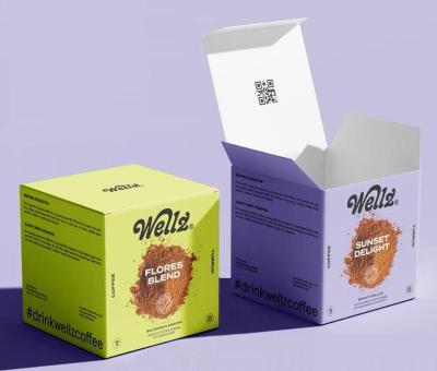 China Eco Friendly Coffee Pouch Box For Retail Or Gift Set Packaging for sale