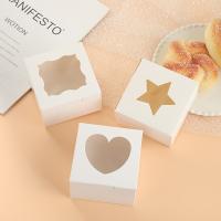 China Biscuit Packaging Box Creative Pattern Paper Tiramisu Packaging Box for sale