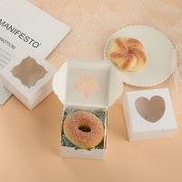 China Biscuit Packaging Box Creative Pattern Paper Tiramisu Packaging Box for sale