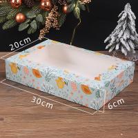 China Wholesale Windowed Paper Boxes For Cookies Baked Goods Candies Desserts Square Cakes for sale