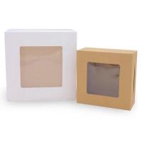China Windows Paper Boxes With Folding gift Box For Packaging Cakes Cookies And Gifts for sale