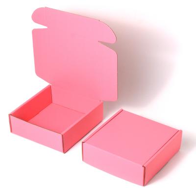China Custom Corrugated Mailer Boxes Recyclable Flat Pack Shipping Boxes With Logo for sale