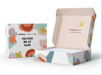 China Flip Top Gift Boxes Stylish Corrugated Packaging For Jewelry Cosmetics Carton for sale