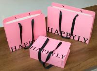 China Custom Kraft Paper Shopping Bags With Logo Eco Friendly Retail Packaging for sale