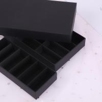China Black Top And Bottom Cover Essential Oil Packaging Box Cosmetic Box Can Print LOGO for sale