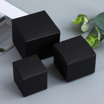 China Minimalist Square Gift Box Set Multi Size Kraft  White Packaging for Jewelry Cosmetics Luxury Branding for sale
