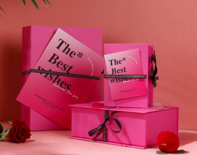 China Luxury Gift Box Set With Perfume Rose Accents Premium Valentine'S Birthday Packaging for sale