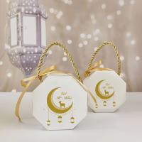 China Premium Gift Bags Luxury Moon Goat Design Gold Foil Packaging For Candy Party Favors for sale