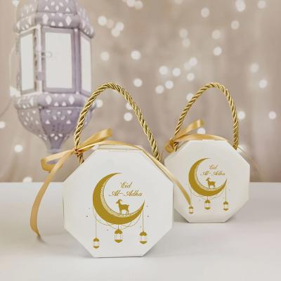 China Premium Gift Bags Luxury Moon Goat Design Gold Foil Packaging For Candy Party Favors for sale