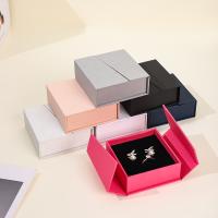 China Dual Magnetic Jewelry Box with PE Film Suspension for Necklaces for sale