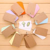 China DIY English Vocabulary Flashcards Set with Metal Rings for sale