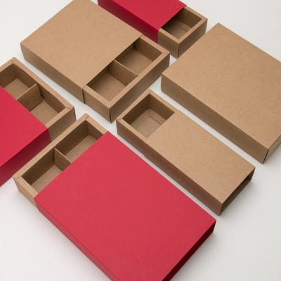 China Custom Kraft Paper Gift Box for Moon Cakes Biscuits Snacks for sale