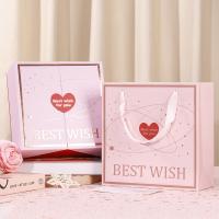 China Luxury Double Opening Cosmetic Gift Box with Gold Foil Design for sale
