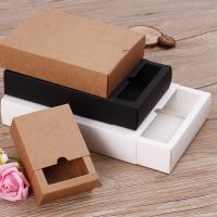 China Custom Kraft Paper Drawer Box for Jewelry Gift Packaging for sale