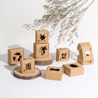 China Eco-Friendly Kraft Soap Box with Die-Cut Window for Handmade Soaps for sale